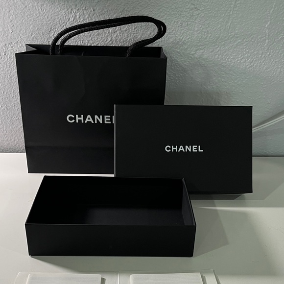 CHANEL | Accessories | New Chanel Black Bag And Box Set | Poshmark